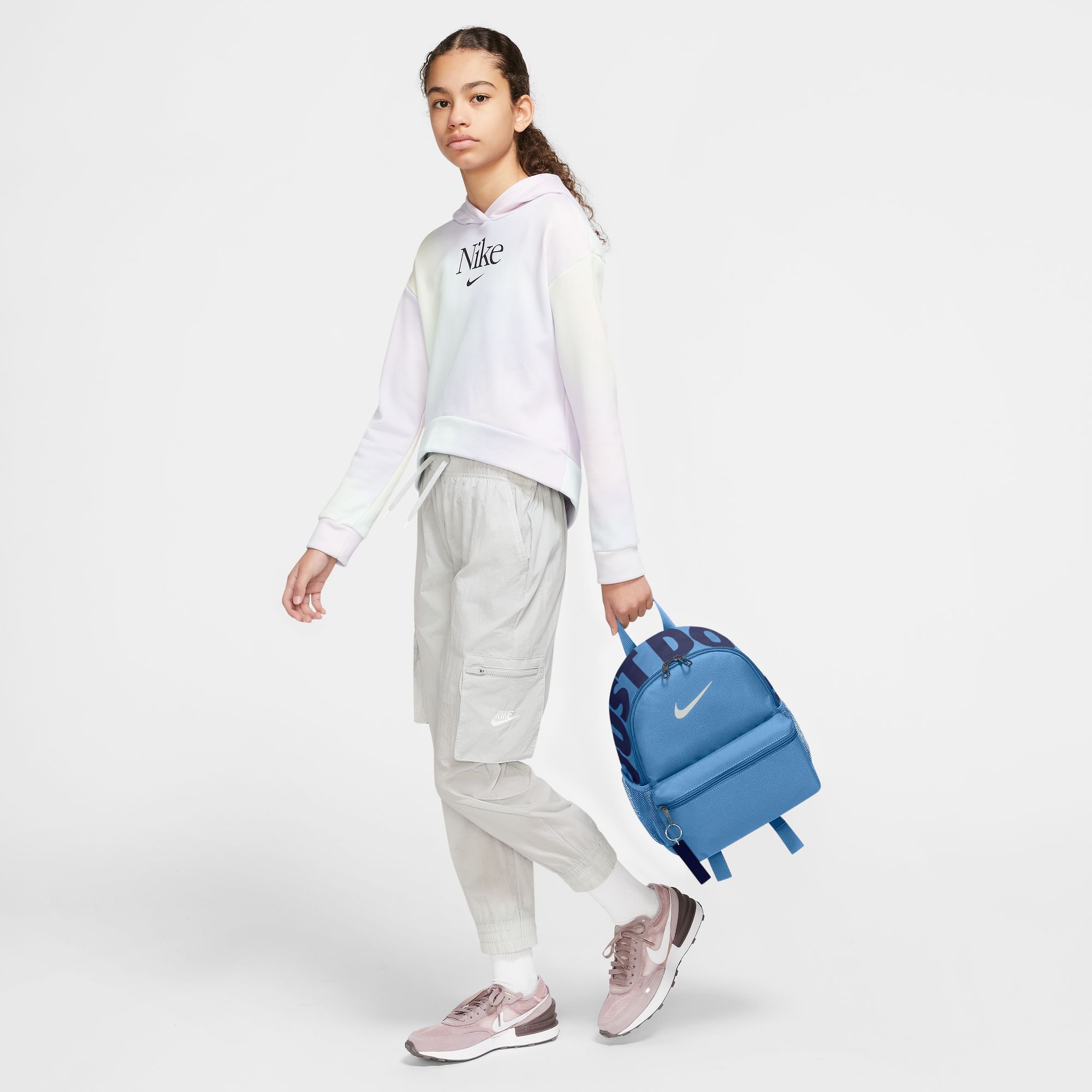 Buy Nike Brasilia JDI Kids' Mini Backpack (11L) - Blue Beyond/Blue Void ...