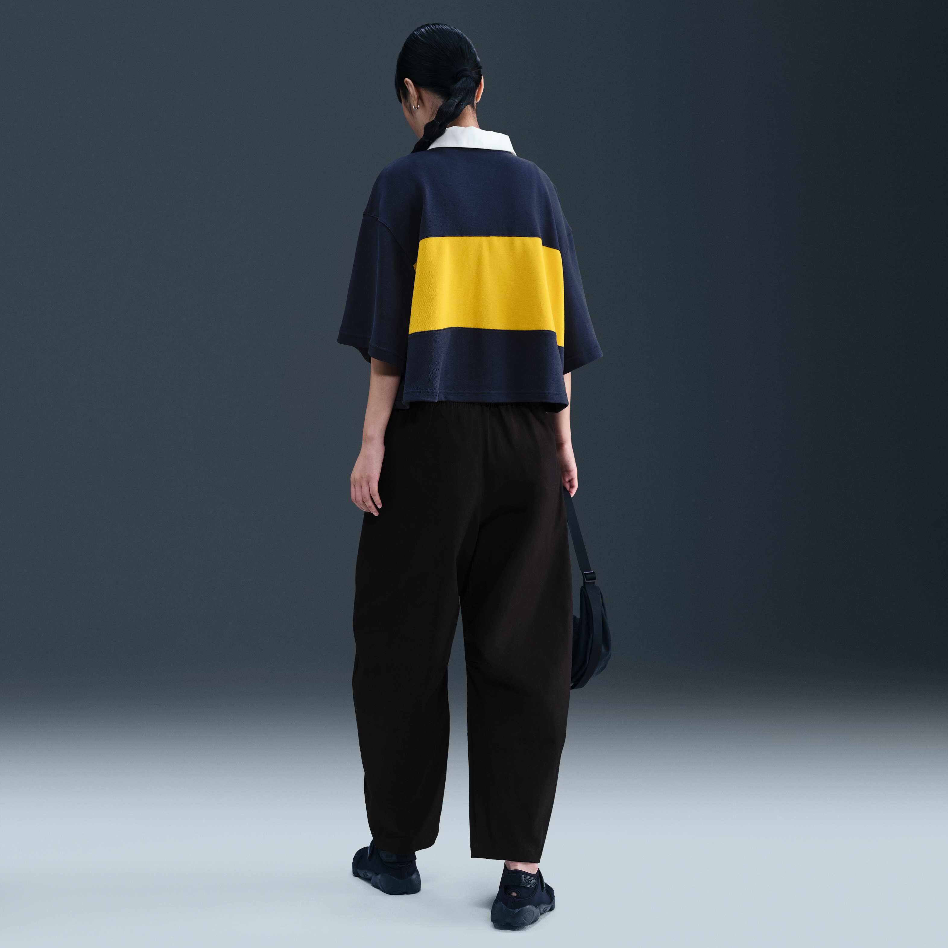 Buy Nike Sportswear Women's Barrel Trousers - Black/Sail | Nike Kuwait ...