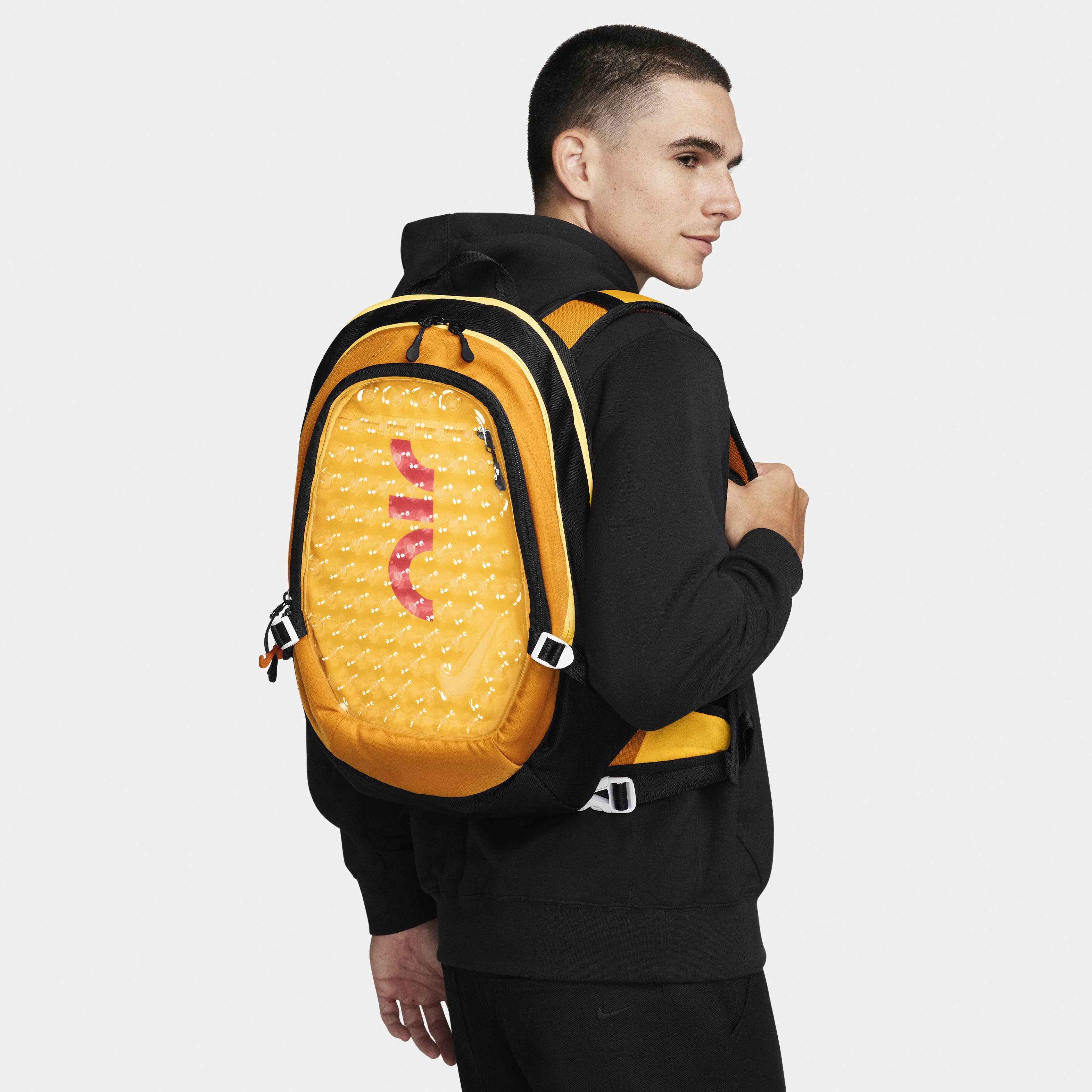 Buy Nike Air Max Backpack (17L) - Black/Laser Orange/Light Crimson | Nike Kuwait Official