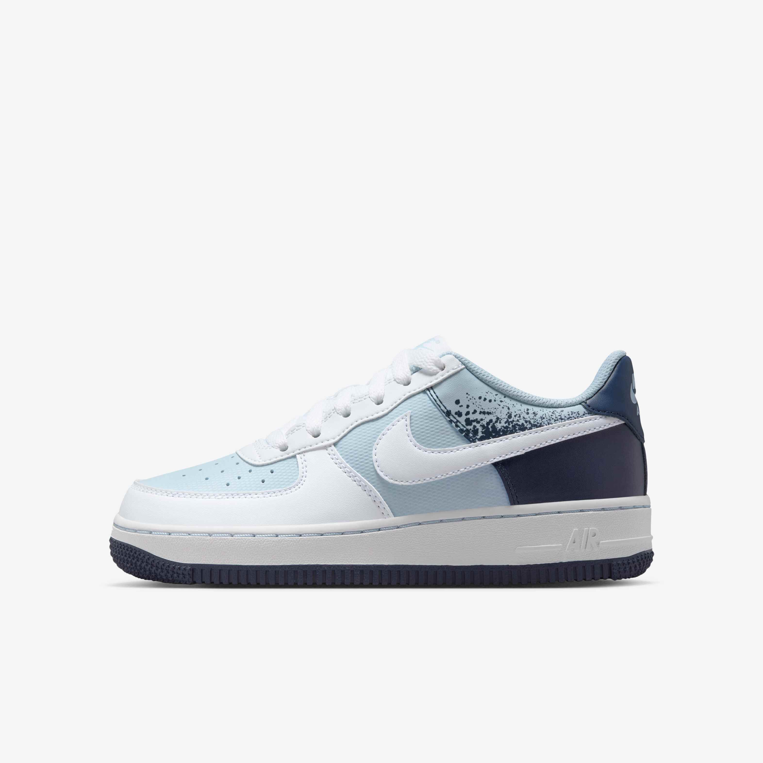 Buy Nike Air Force 1 Older Kids' (Boys') Shoes - Light Armoury Blue ...