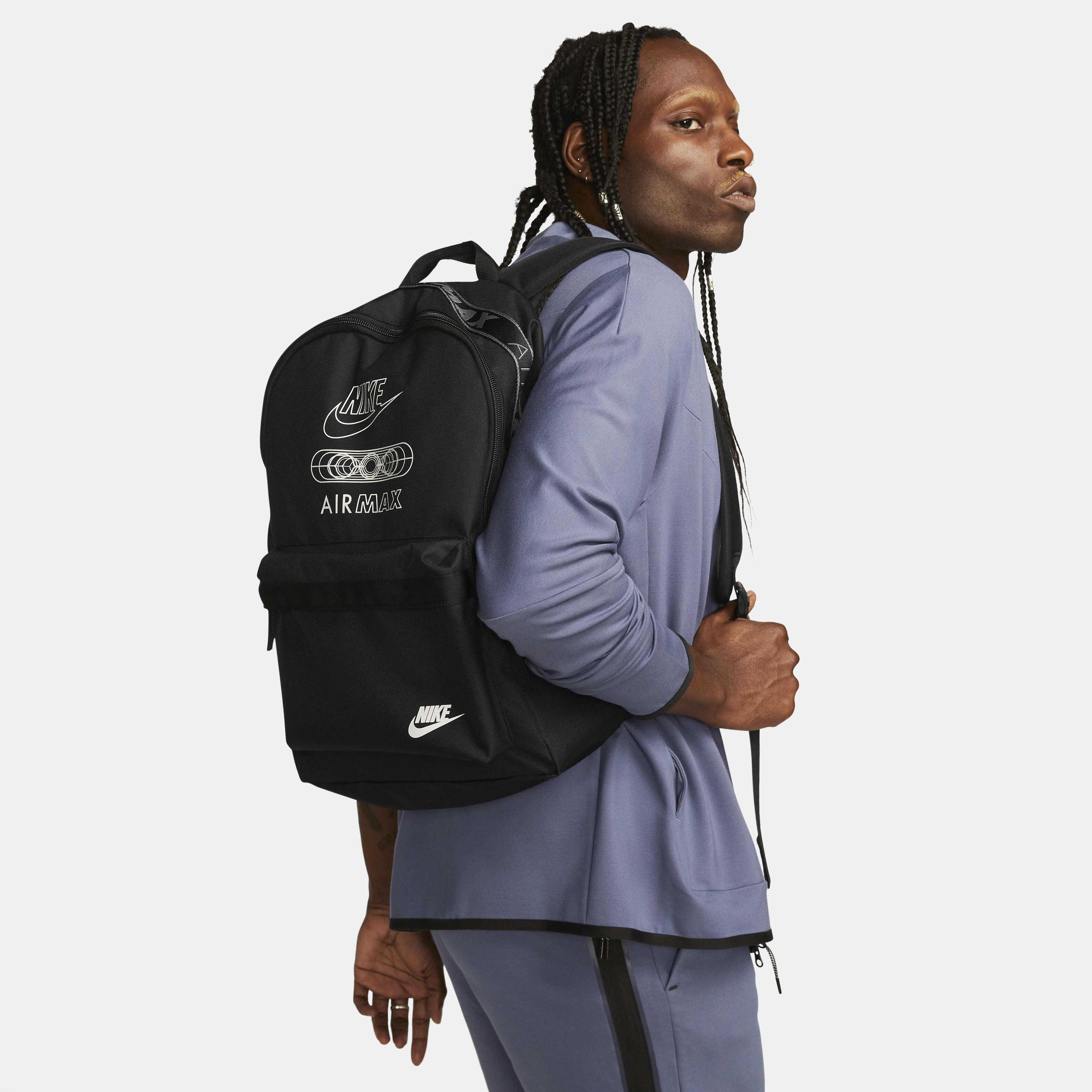 Buy Nike Heritage Backpack (25L) - Black/Black/Reflect Silver | Nike ...