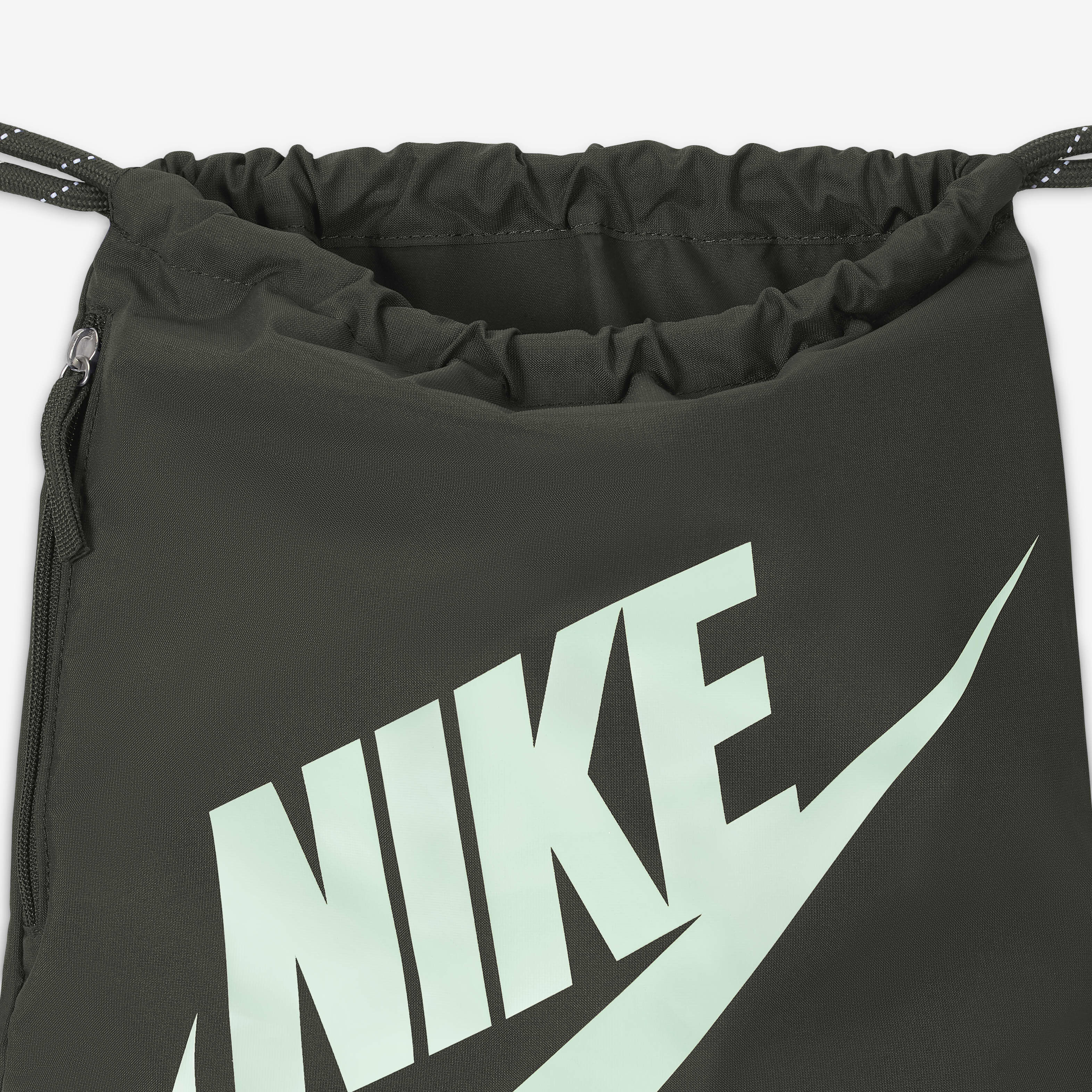green nike drawstring bag