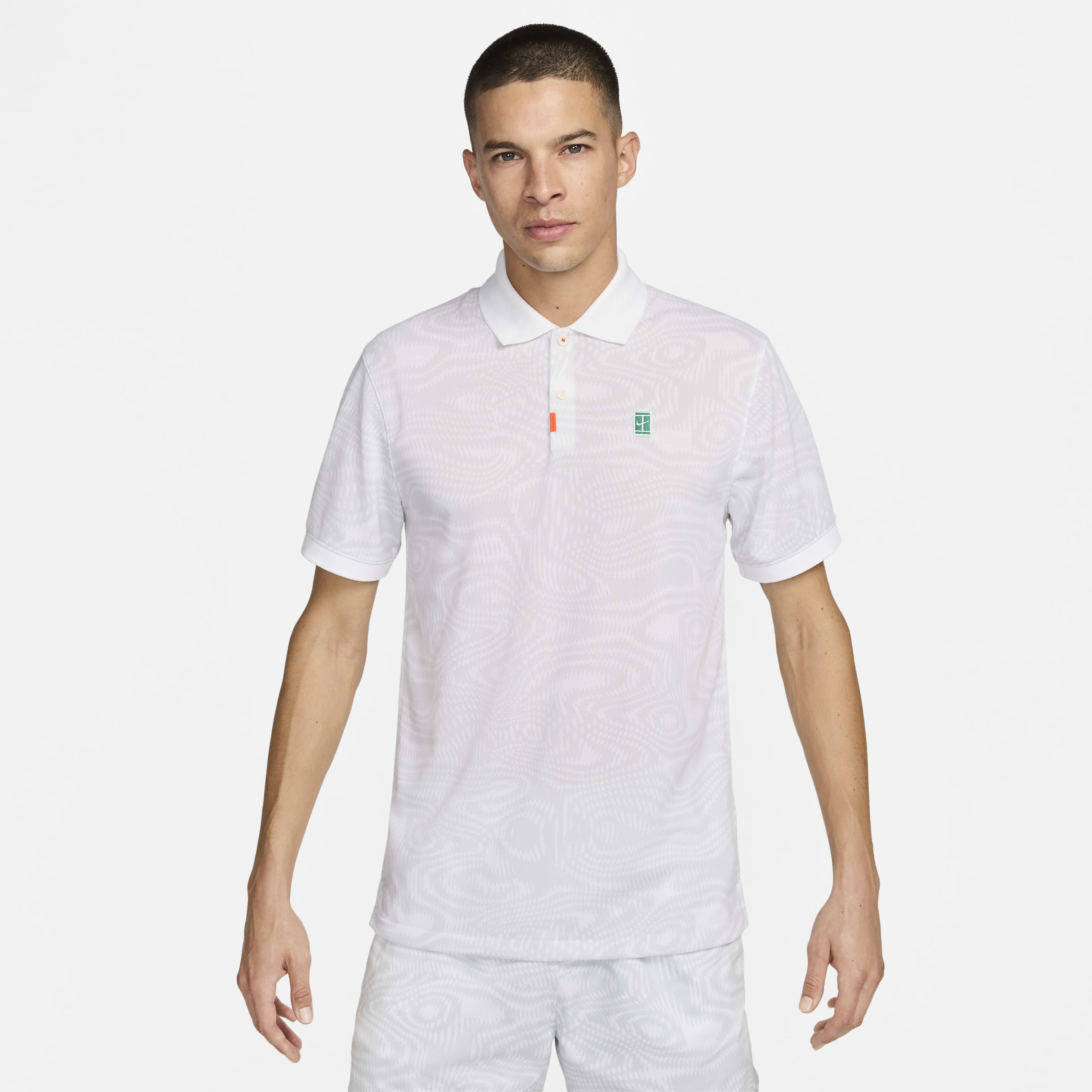 Buy The Nike Polo Heritage Men's NikeCourt Polo - White/White | Nike ...