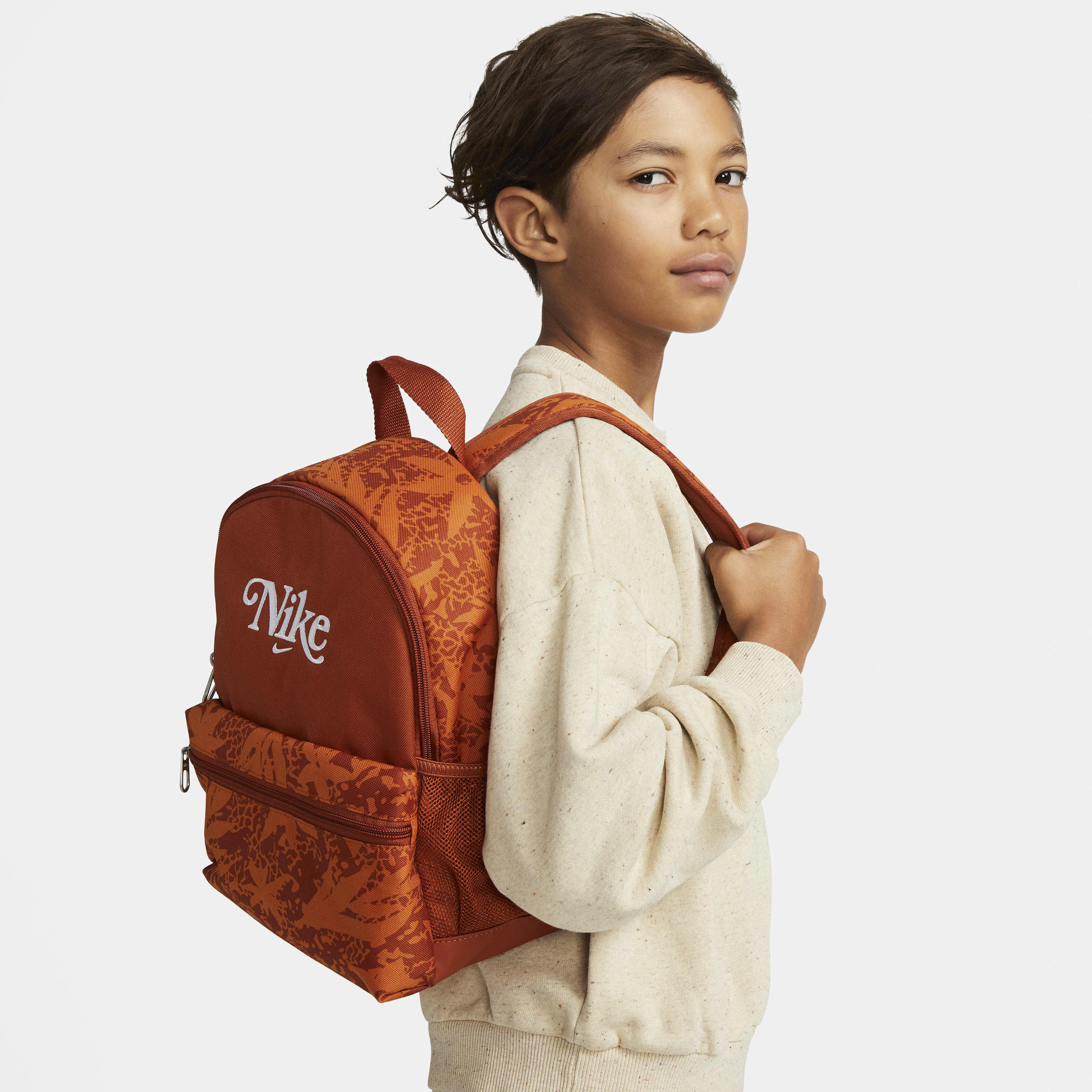 Buy Nike Brasilia JDI Kids' Mini Backpack (11L) - Dark Russet/Dark ...