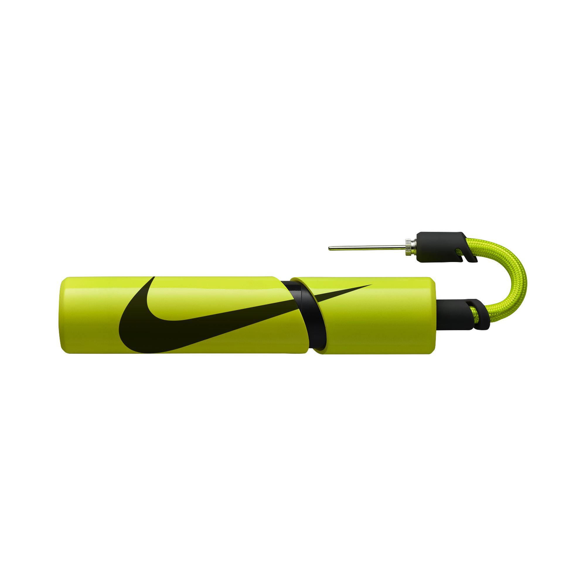 Buy Nike Essential Ball Pump - Volt/Black/Black @ Nike Kuwait