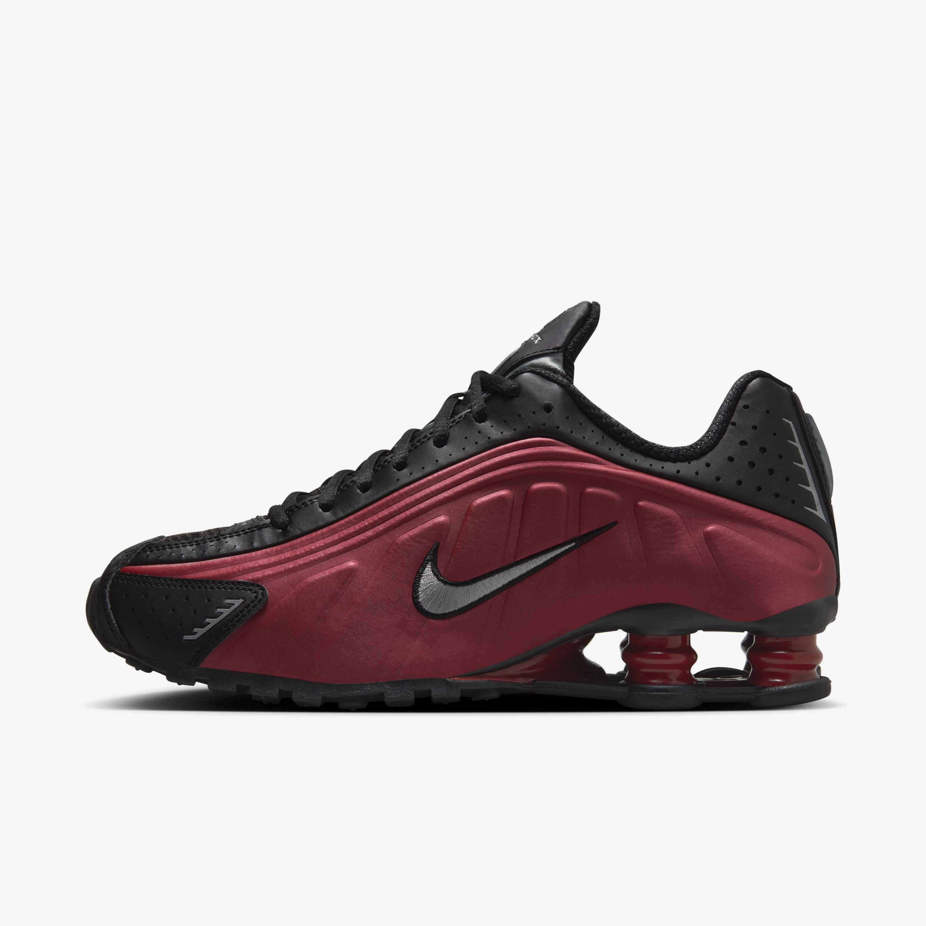 Buy Nike Shox R4 Women's Shoes - Black/Team Red/Metallic Silver | Nike ...