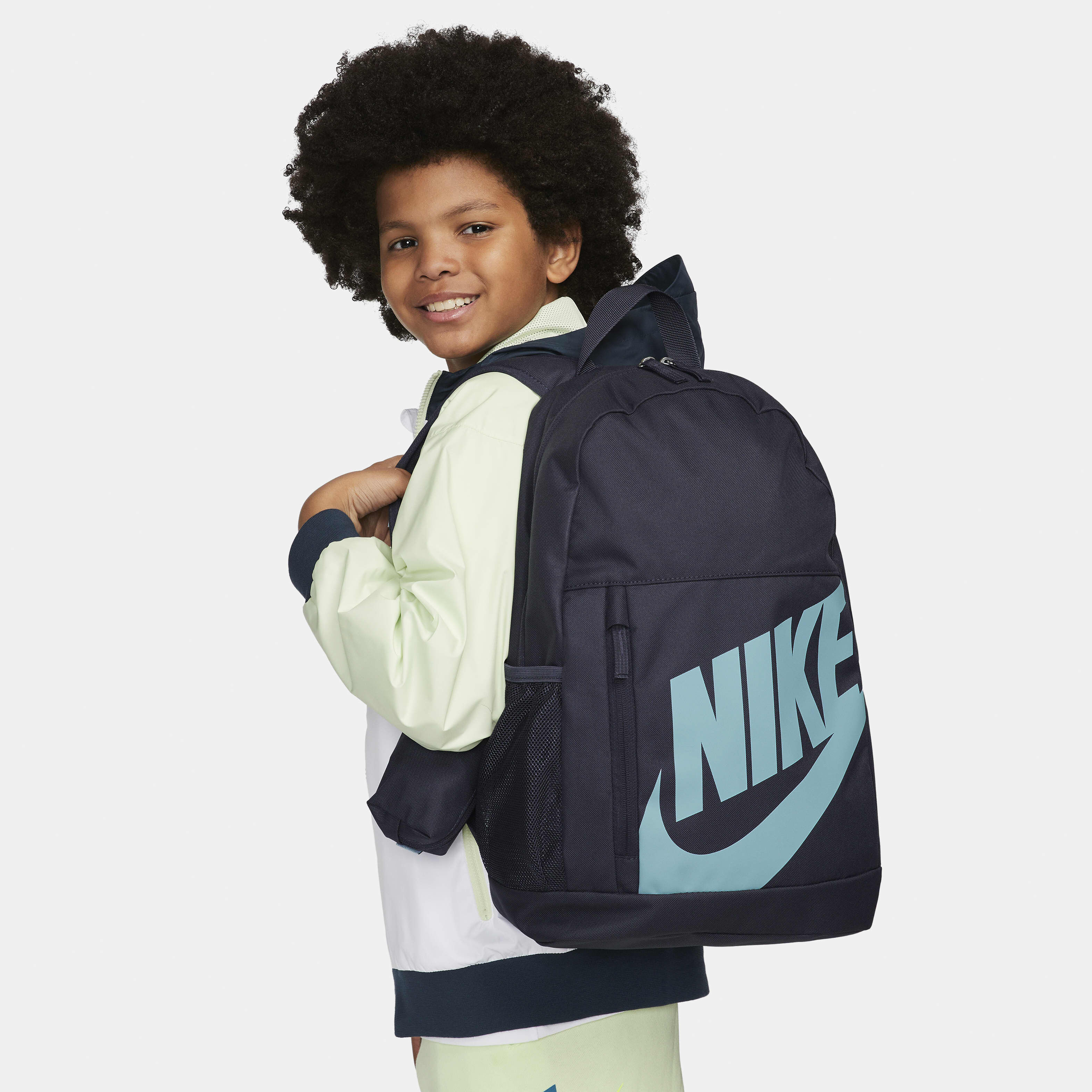 Buy Nike Kids' Backpack (20L) - Gridiron/Gridiron/Ocean Bliss | Nike ...