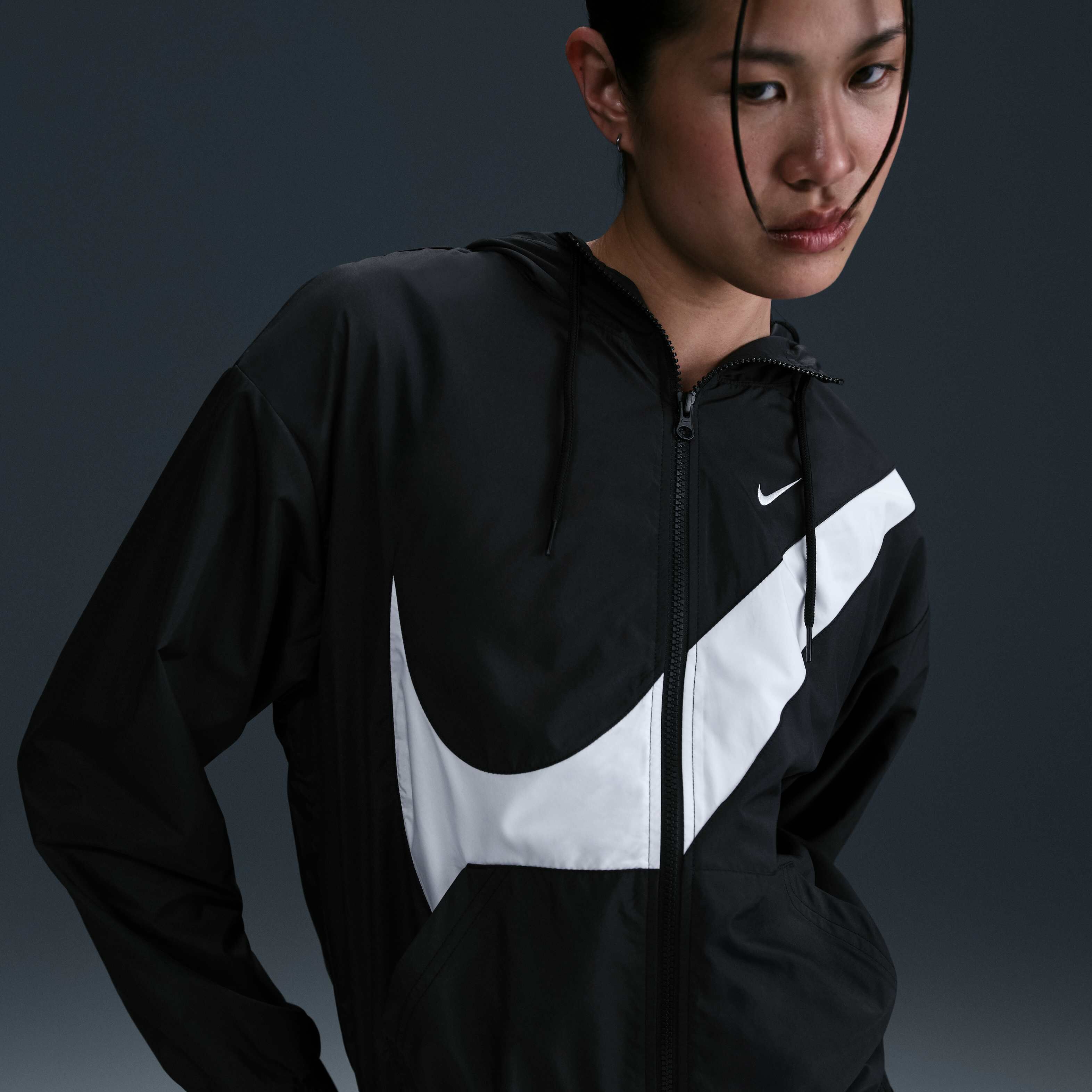 Buy Nike Sportswear Classic Women's Loose UV Protection Full-Zip Logo ...