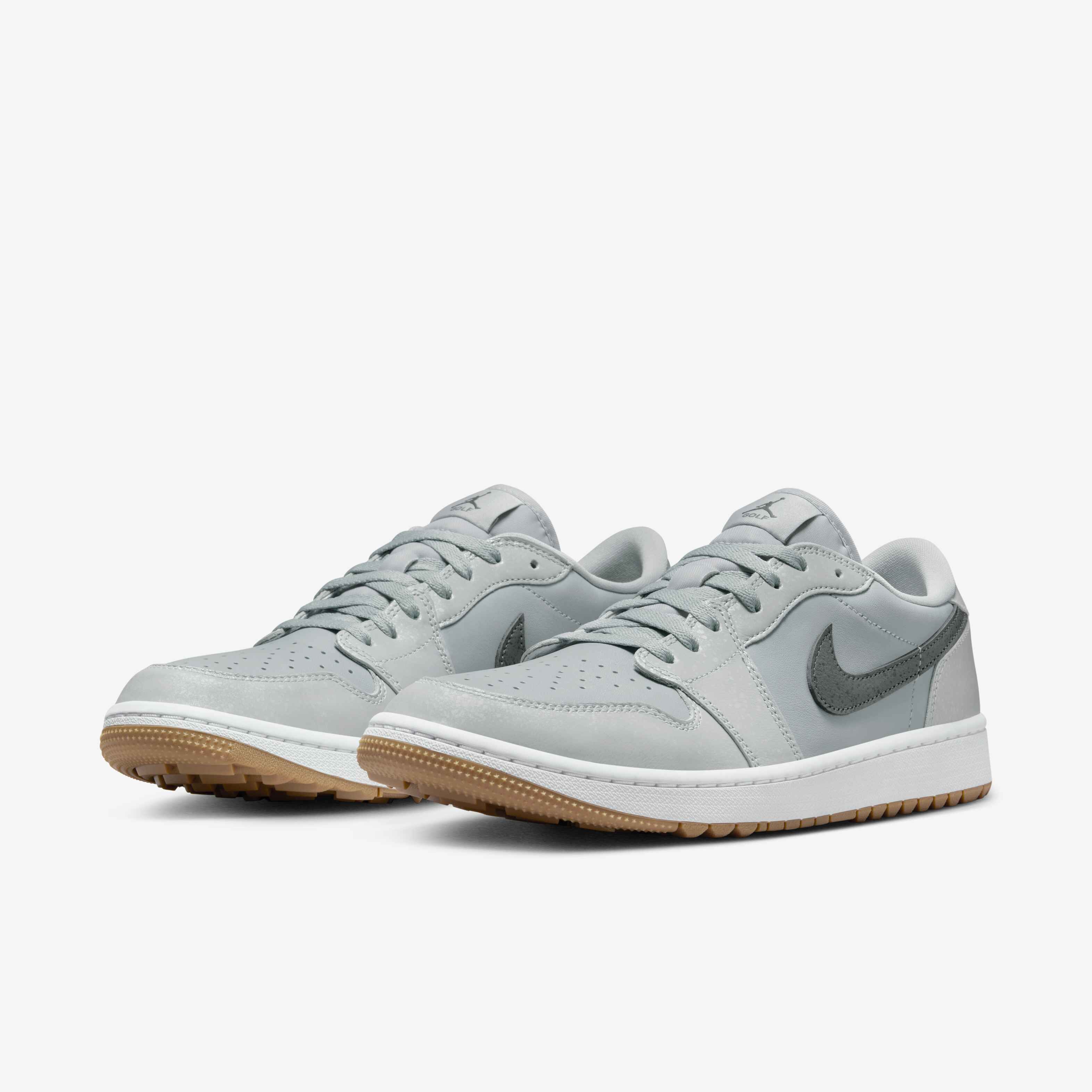 Buy Air Jordan 1 Low G Golf Shoes - Wolf Grey/White/Gum Medium Brown ...