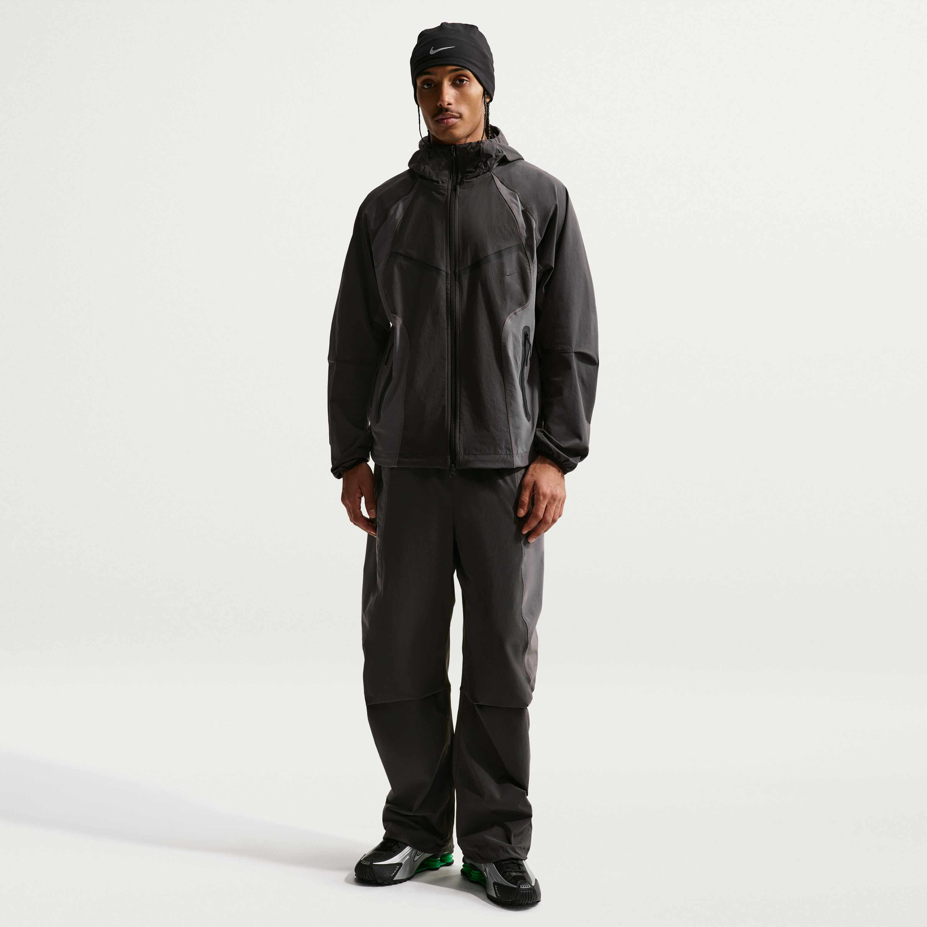 Buy Nike Tech Men's Dri-FIT Woven Full-Zip Colour-Block Windrunner ...