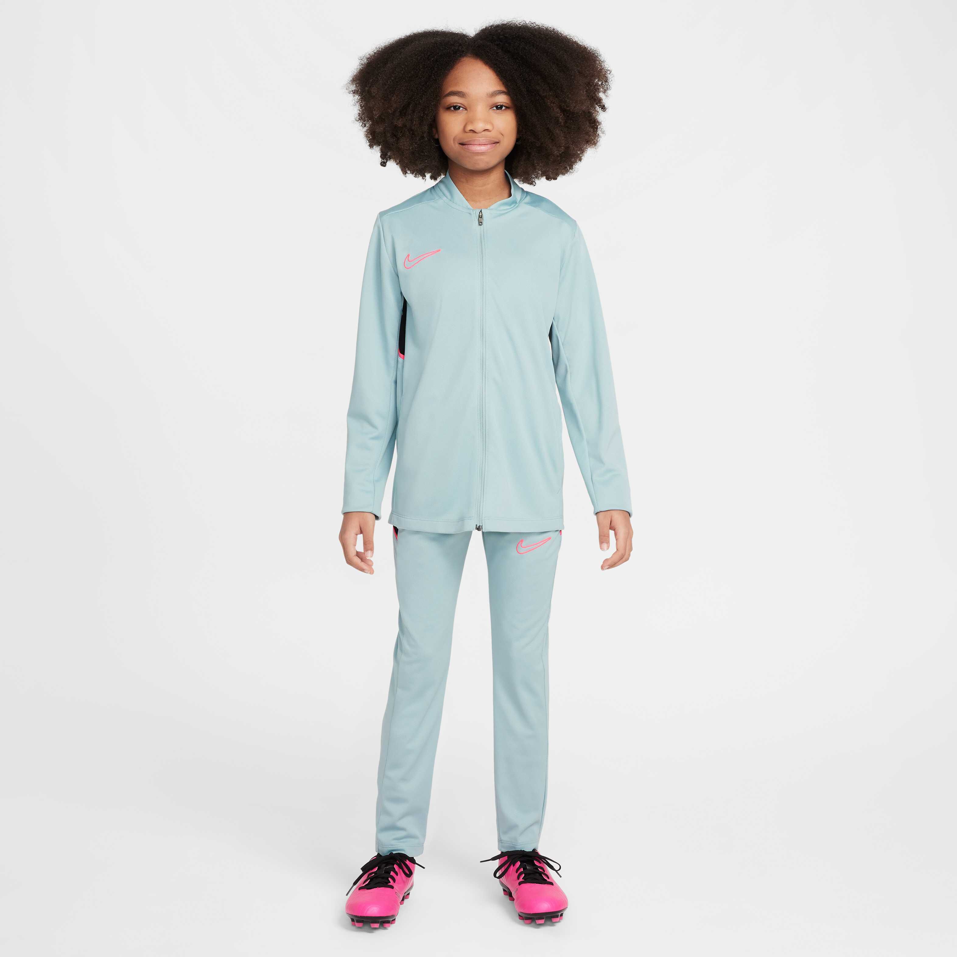 Buy Nike Academy Older Kids' Dri-FIT Football Tracksuit - Ocean Cube/Black/Hyper Pink | Nike ...