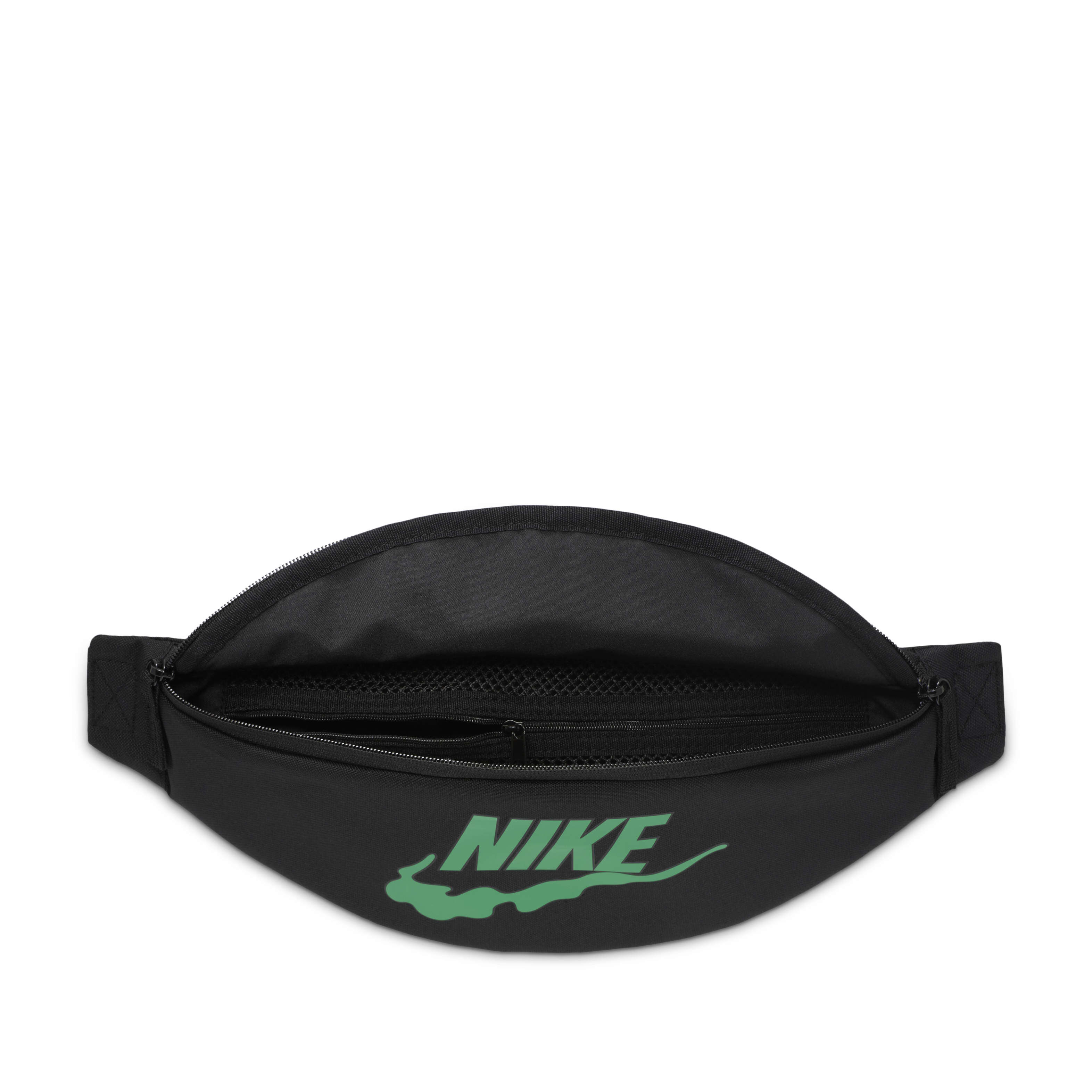 Buy Nike Heritage Hip Pack (3L) - Black/Black/Stadium Green @ Nike Kuwait