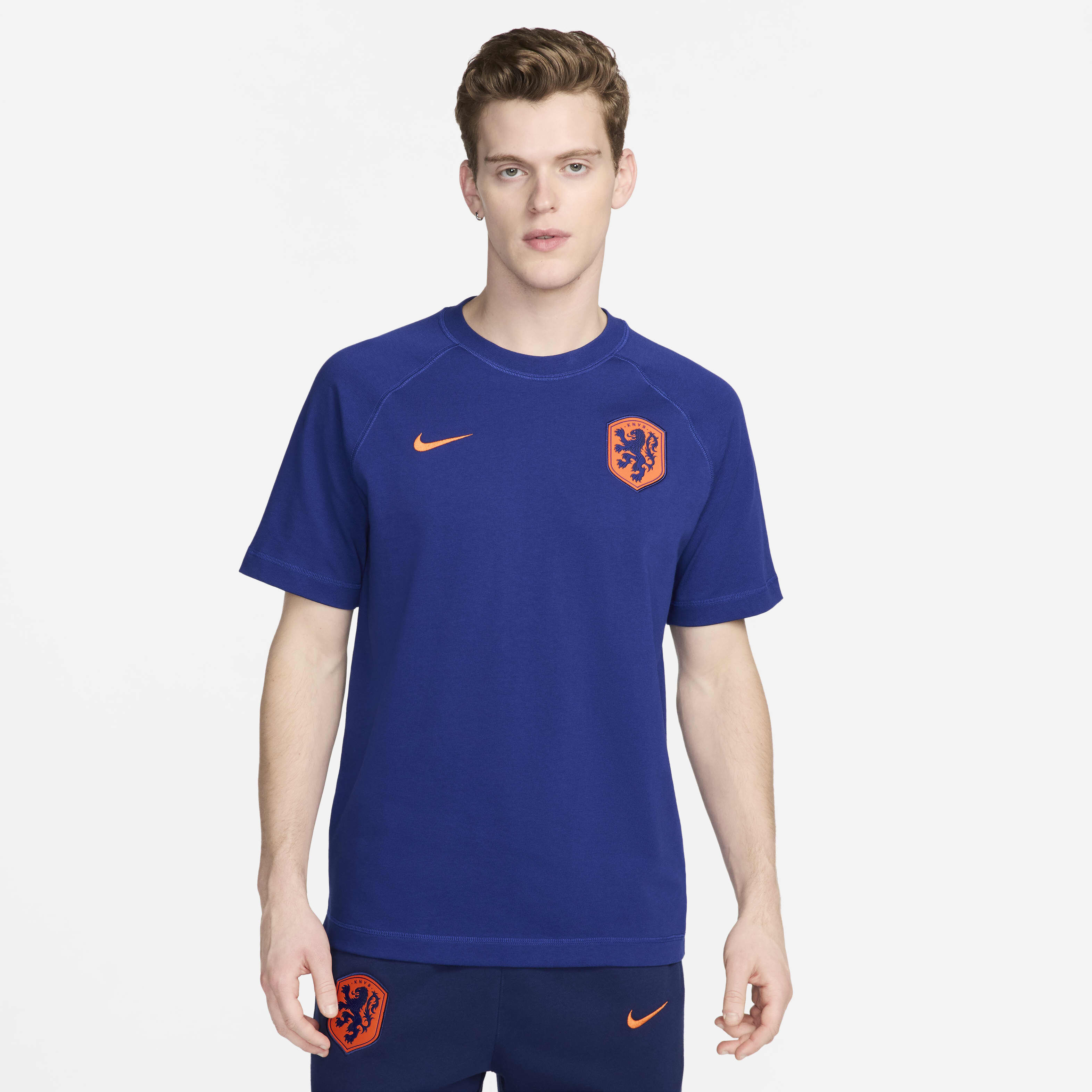 Buy Netherlands Travel Nike Football Short-Sleeve Top - Deep Royal Blue ...