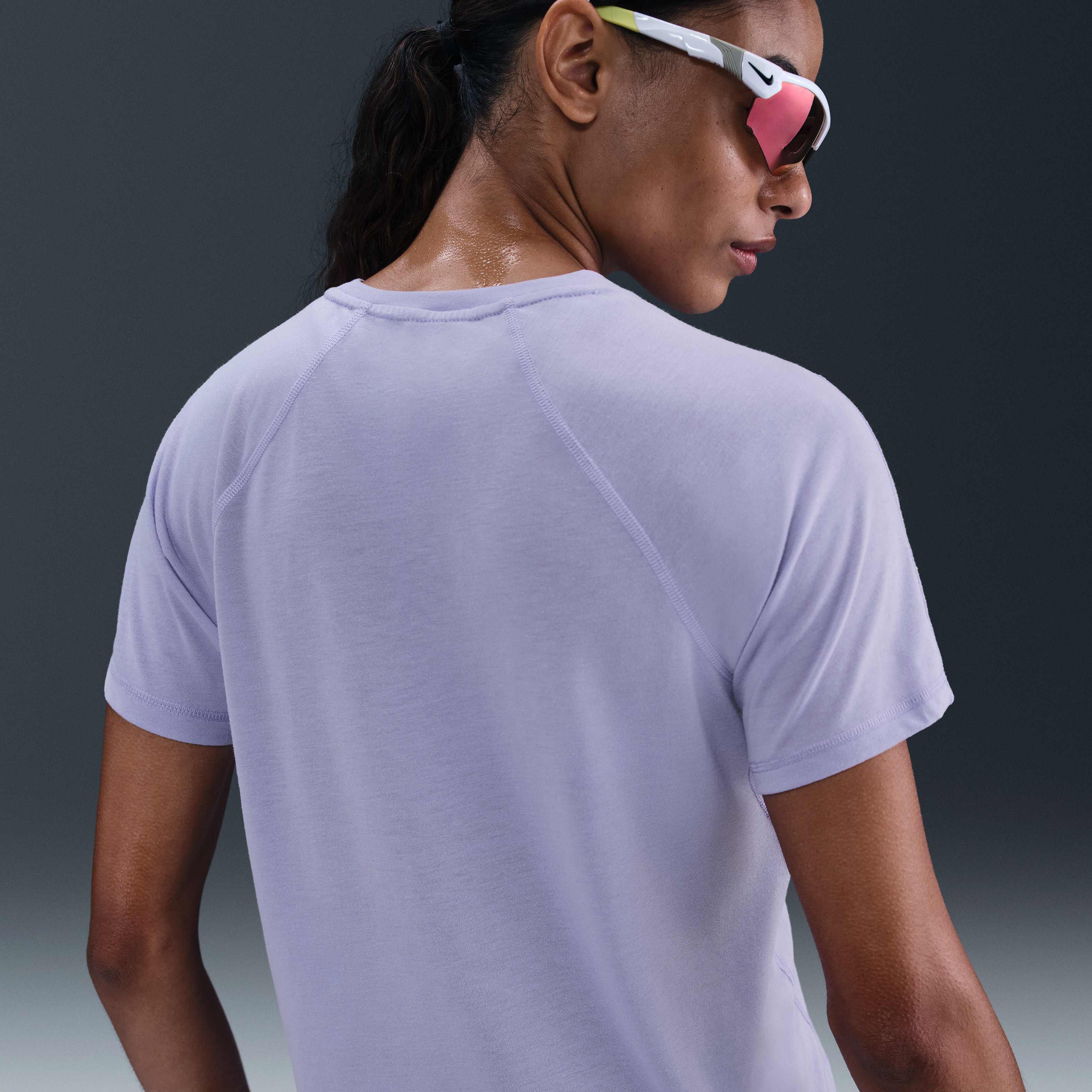 Buy Nike Trail Women's Dri-FIT Short-Sleeve Running Top - Lilac Ice ...