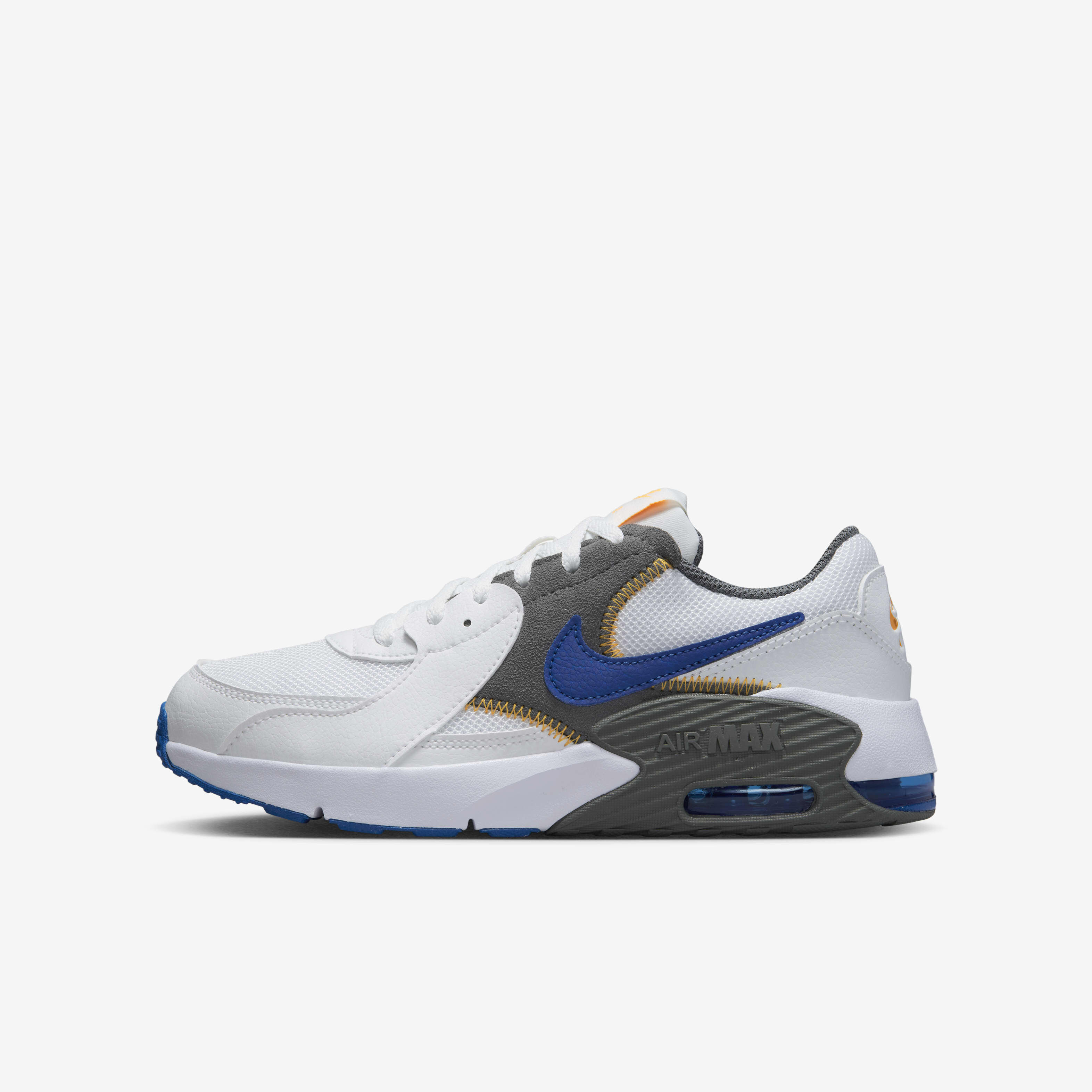 Buy Nike Air Max Excee Older Kids' Shoe - Summit White/Iron Grey/Laser Orange/Racer Blue | Nike ...