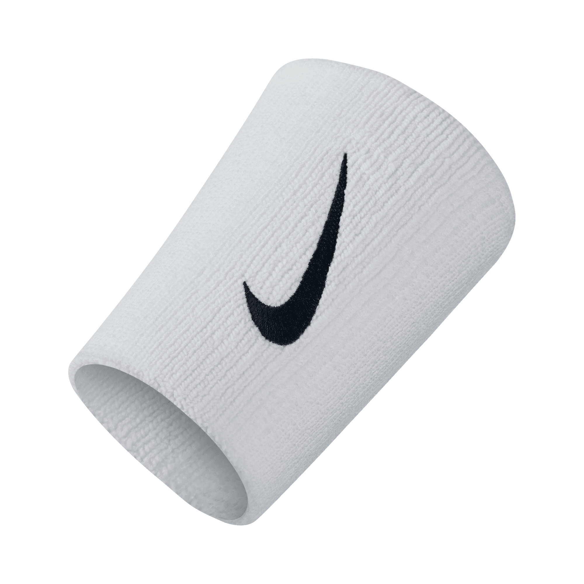 Buy NikeCourt Premier Double-Wide Wristbands - White/Black/Black | Nike ...