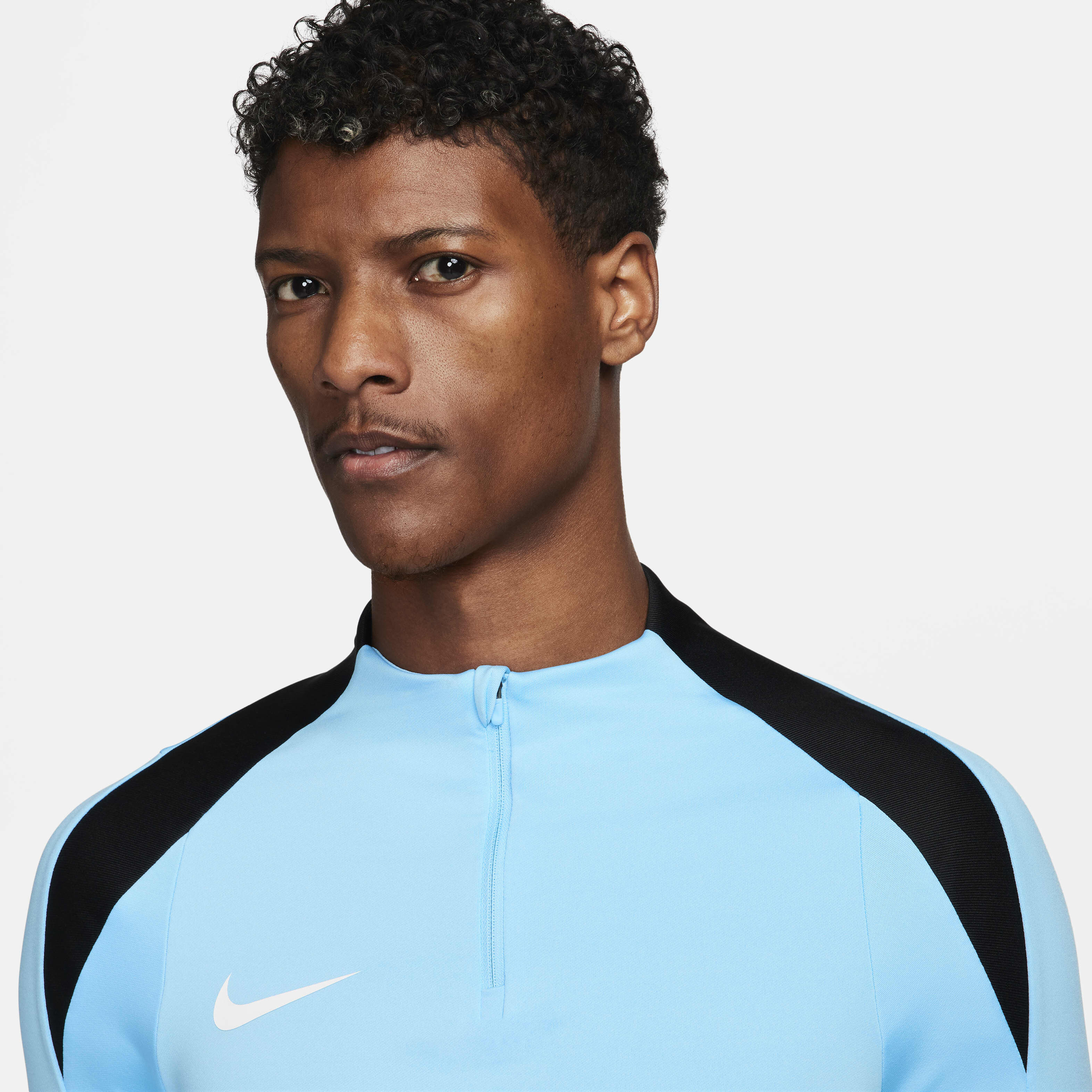 Buy Nike Strike Men's Dri-FIT Football 1/2-Zip Drill Top - Aquarius ...