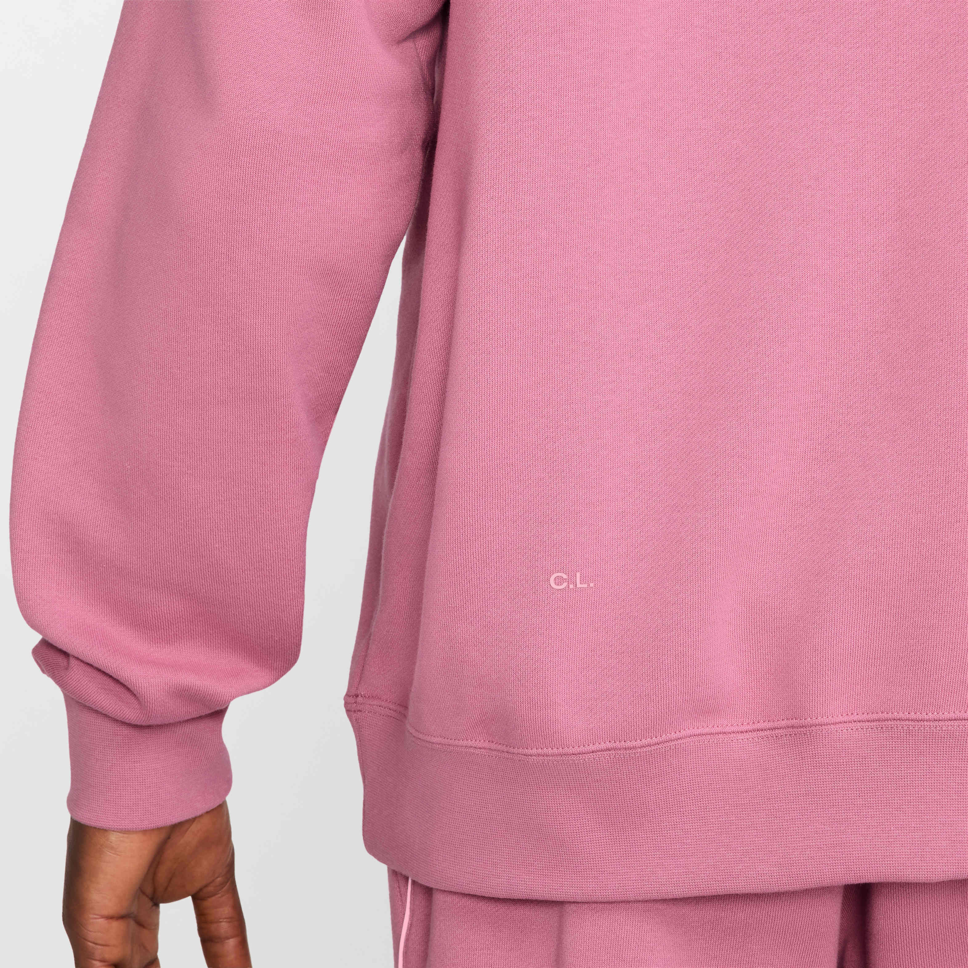 Buy NOCTA Men's Fleece CS Crew - Desert Berry/Elemental Pink @ Nike Kuwait