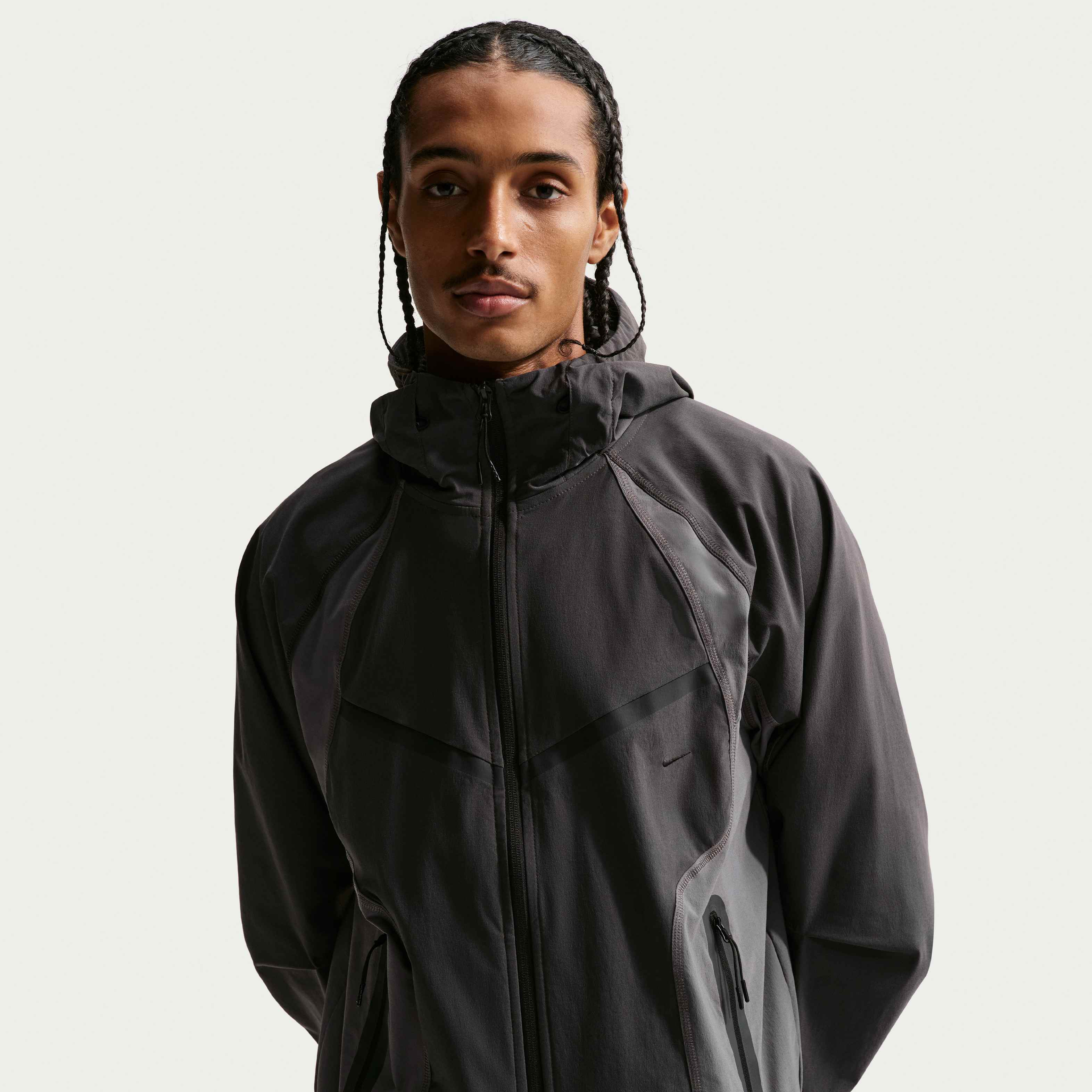 Buy Nike Tech Men's Dri-FIT Woven Full-Zip Colour-Block Windrunner ...