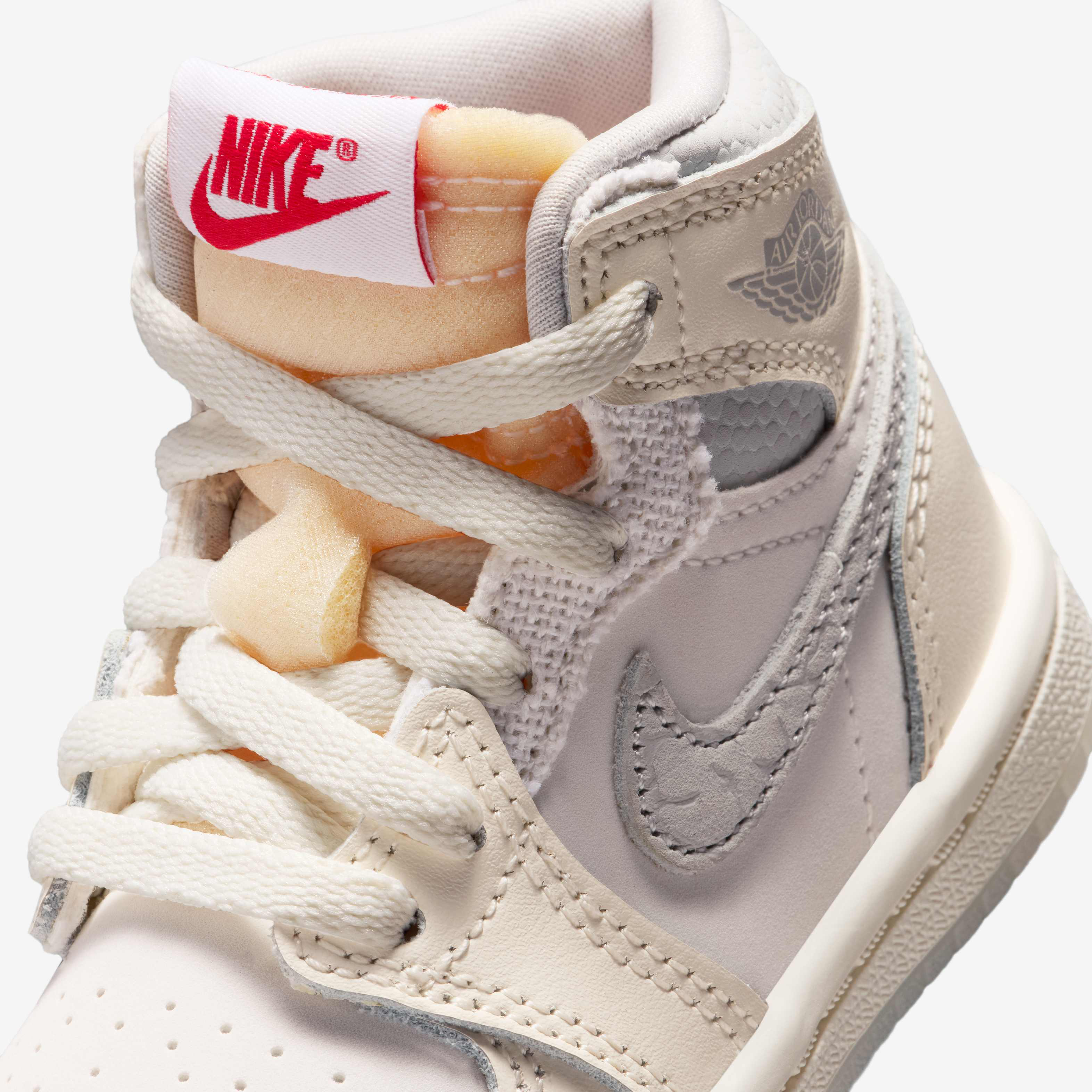 Buy Jordan 1 Retro High OG Baby & Toddler Shoes - Sail/Pale Ivory ...