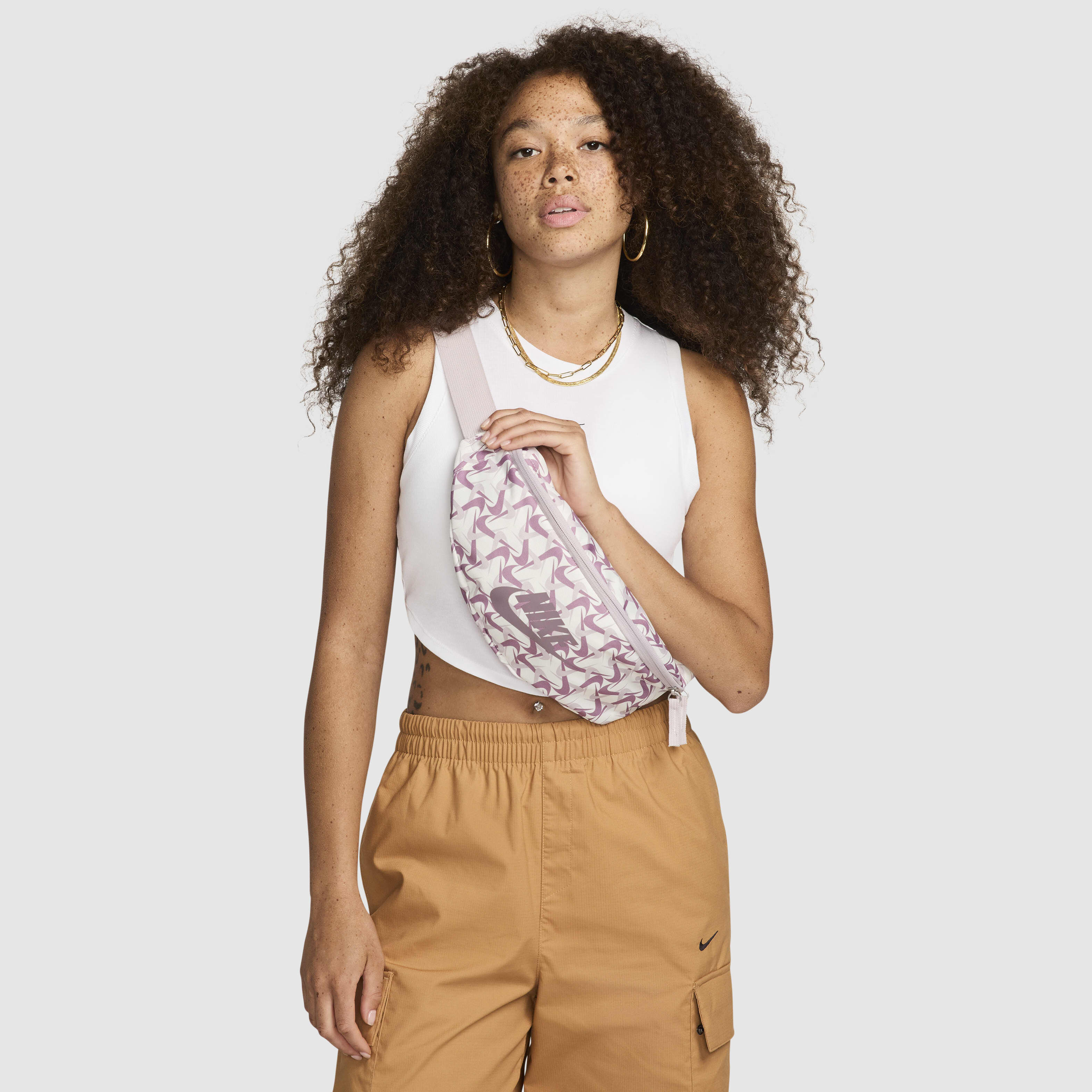 Buy Nike Heritage Cross-body Bag (3L) - Sail/Platinum Violet/Taupe Grey ...