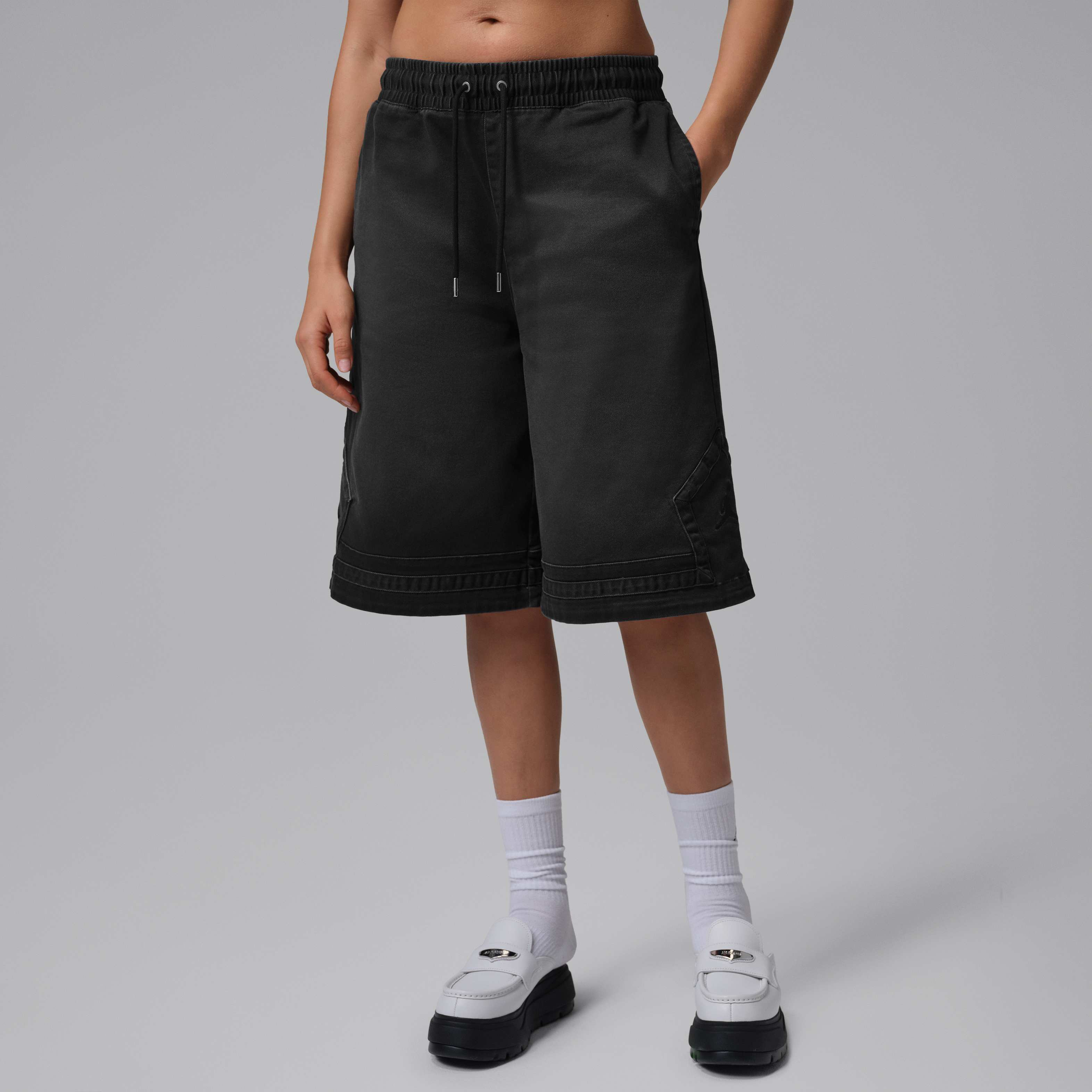 Buy Jordan Flight Club Women's Big Shorts - Black/Black @ Nike Kuwait
